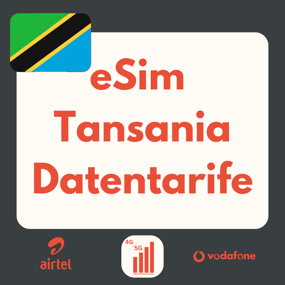Tanzania eSIM: LTE | 4G | 5G data plans – VoiSim